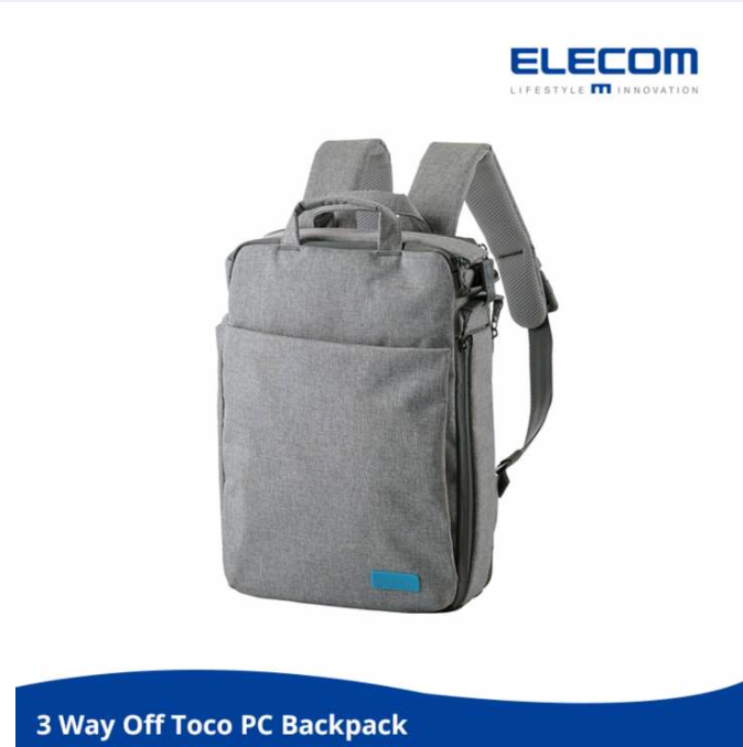 ELECOM 'OFF TOCO OF01 BP' 3-Way Back Pack